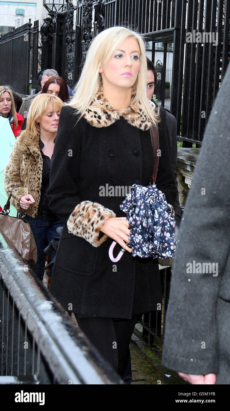 Hazel Stewarts, daughter, Lisa, arrives at Belfast high court to hear ...