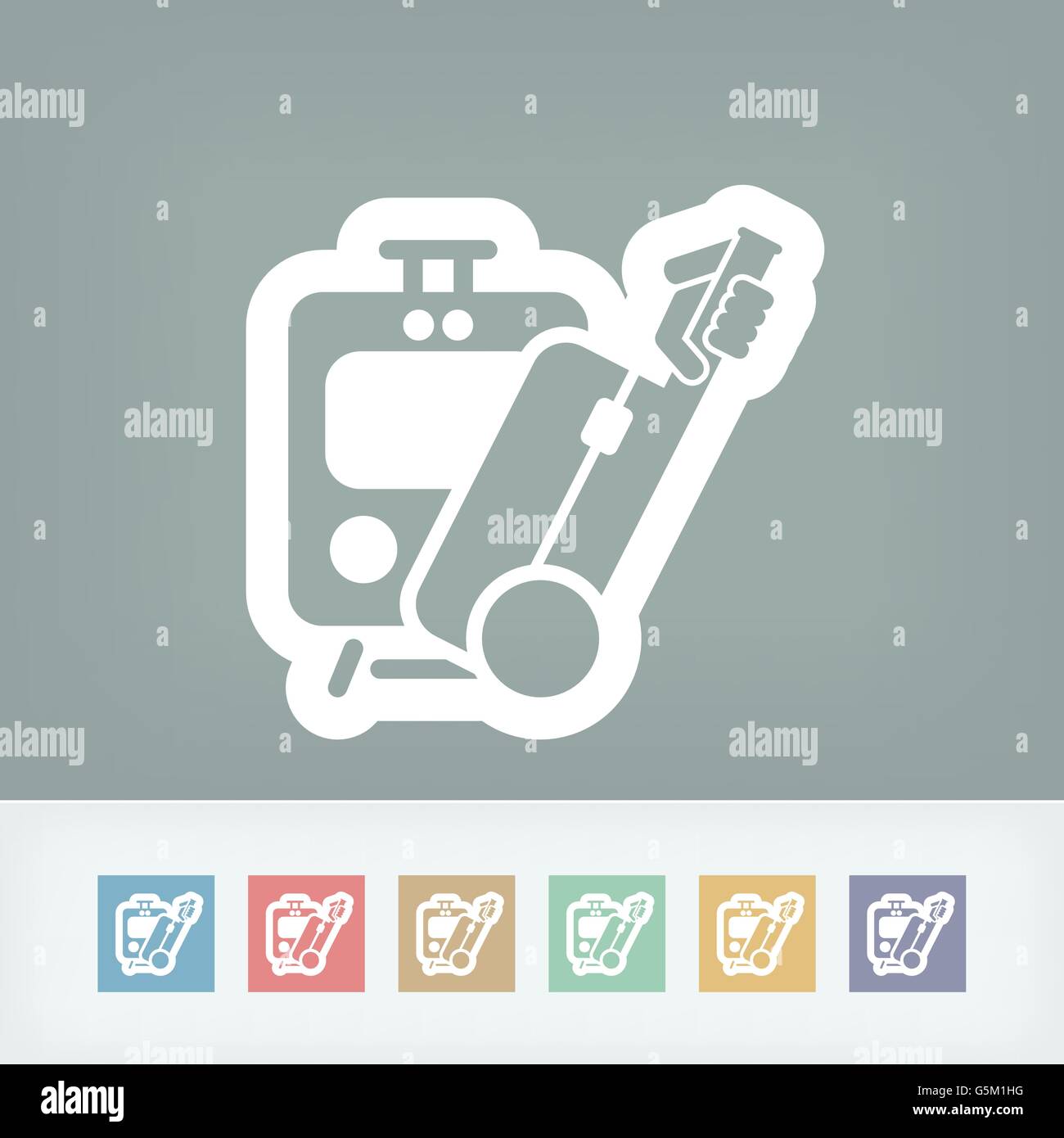 Intercity train symbol Stock Vector Images - Alamy