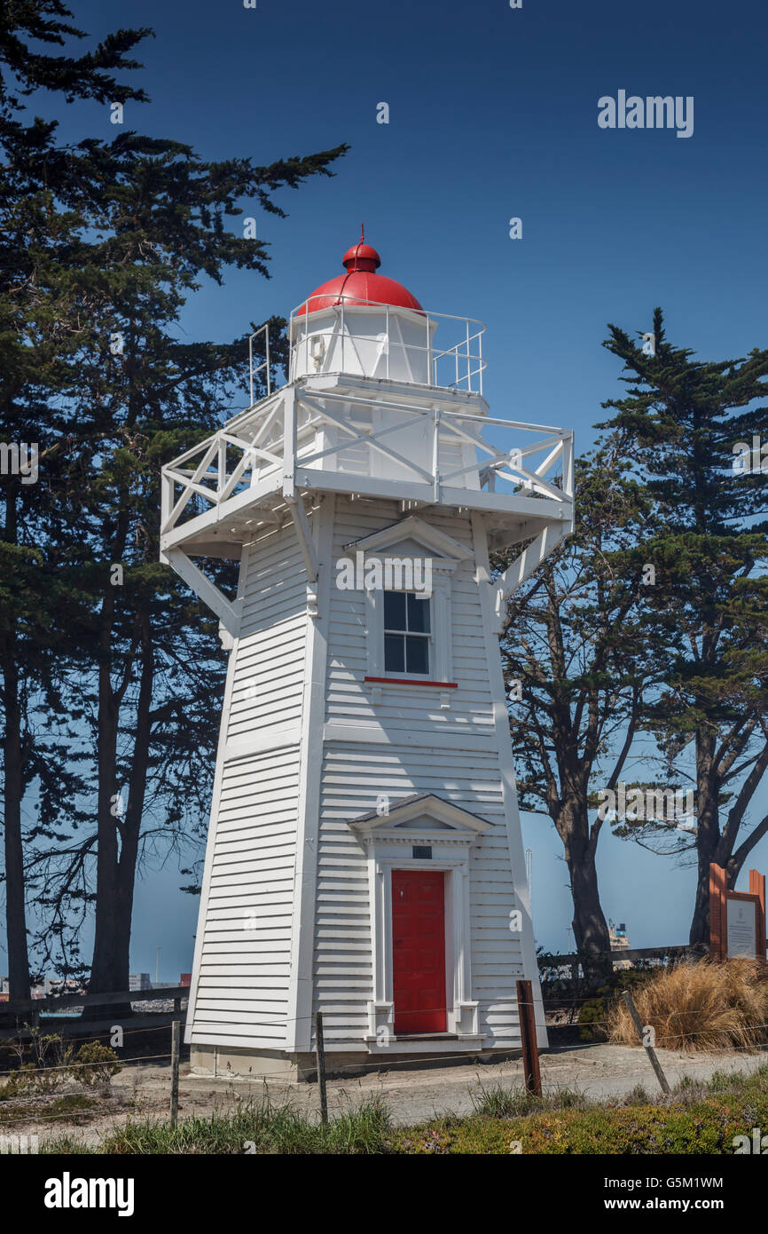 Lighthouse at Caroline Bay,Timaru,Canterbury,South Island,New Zealand ...