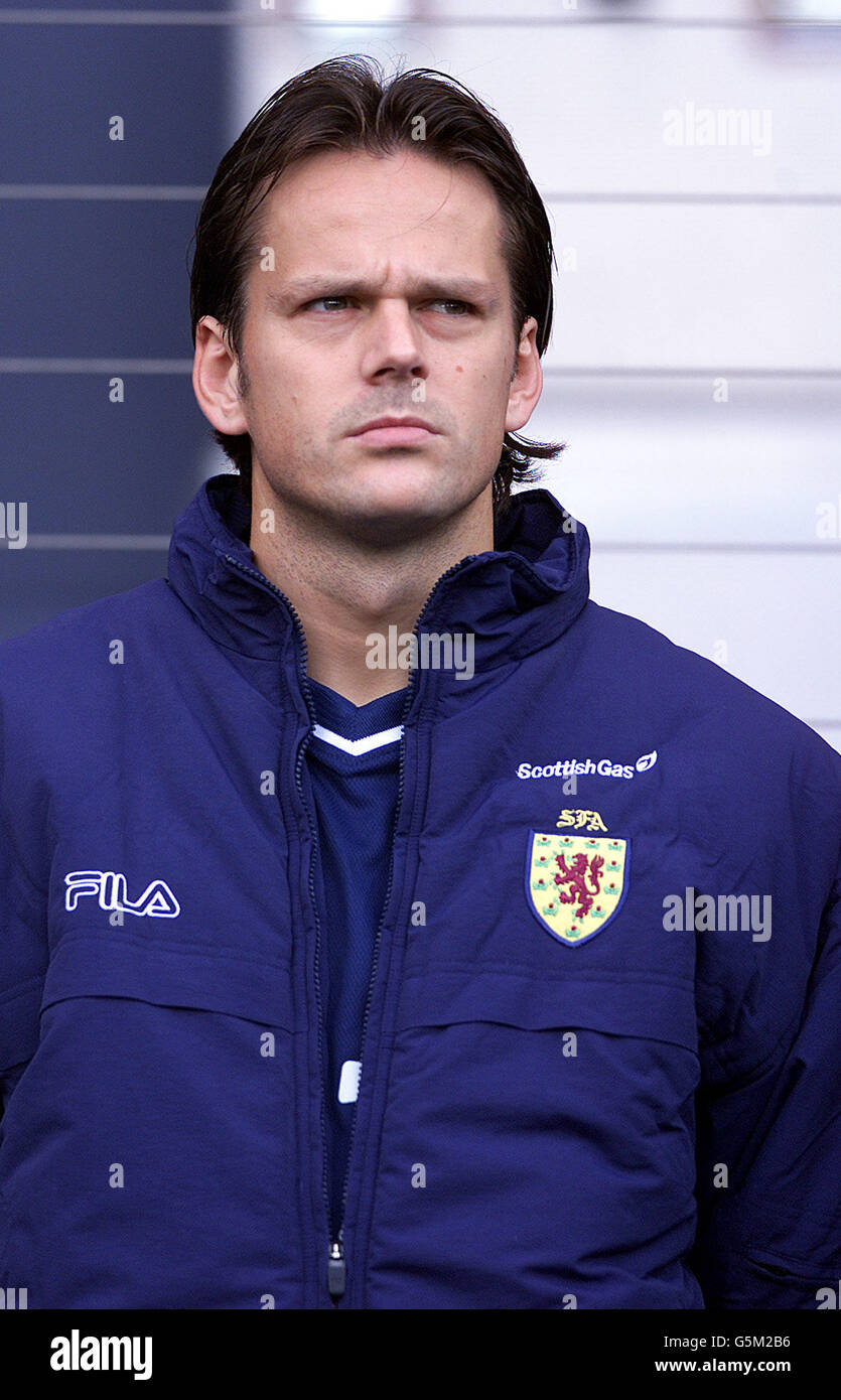 Scotland's Scott Booth during the World Cup Qualifying game at Hampden ...