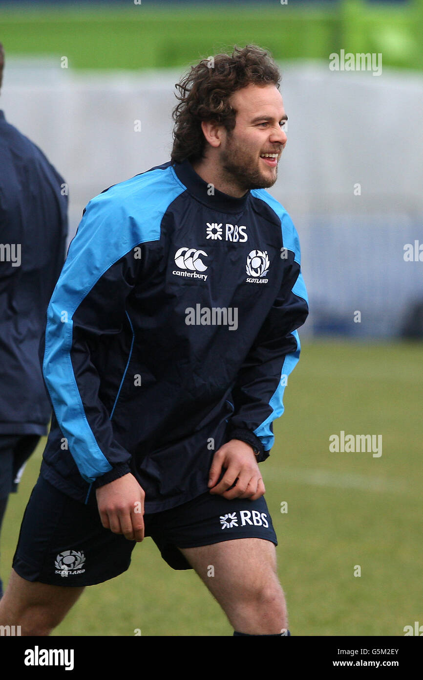 Rugby Union - EMC Test - Scotland v South Africa - Scotland Training ...