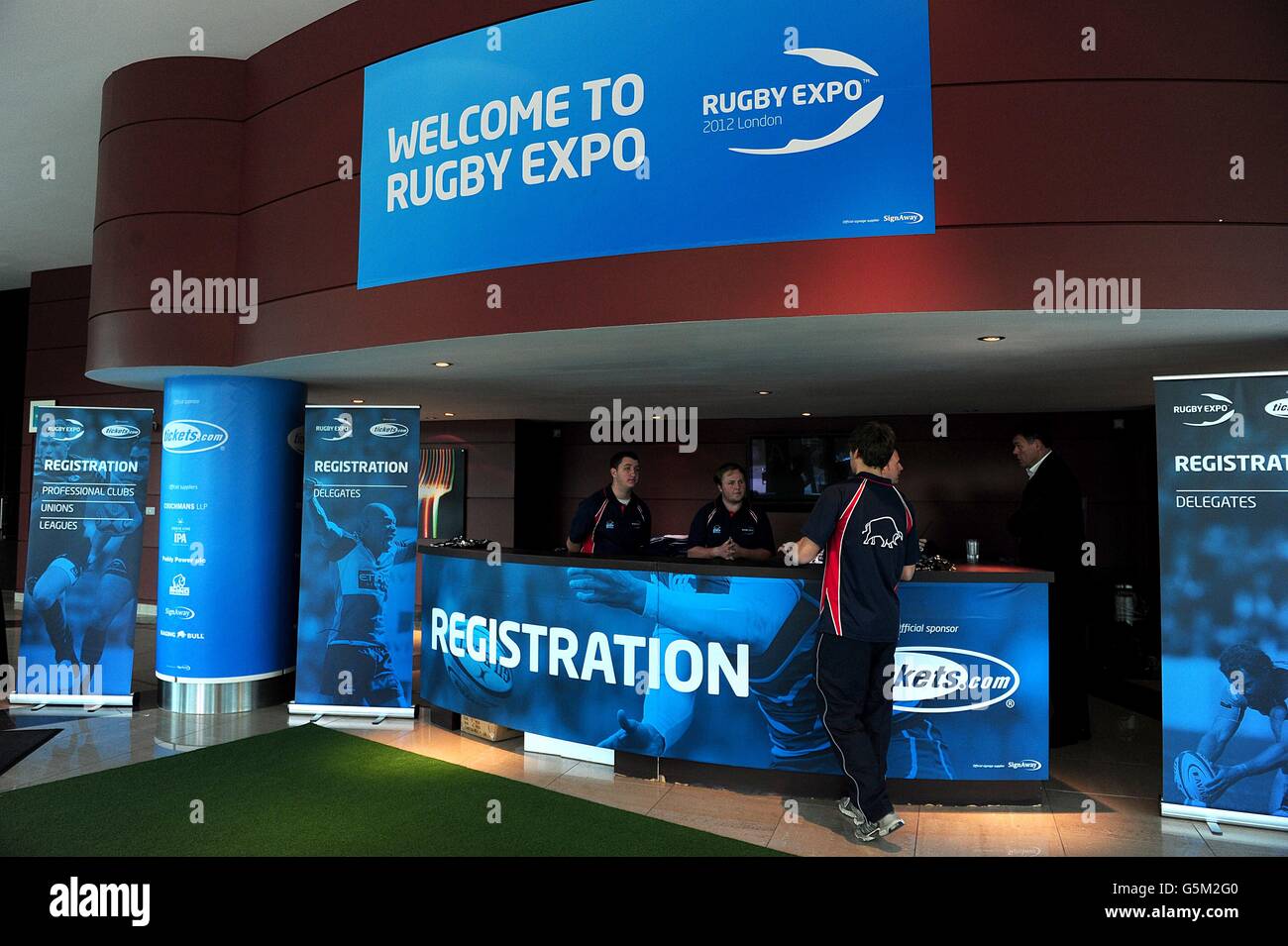 Rugby Expo 2012 - Day One - Twickenham Stock Photo - Alamy