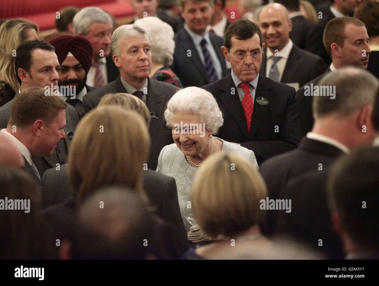 Queen Elizabeth II during a reception for the winners of The Queen's ...