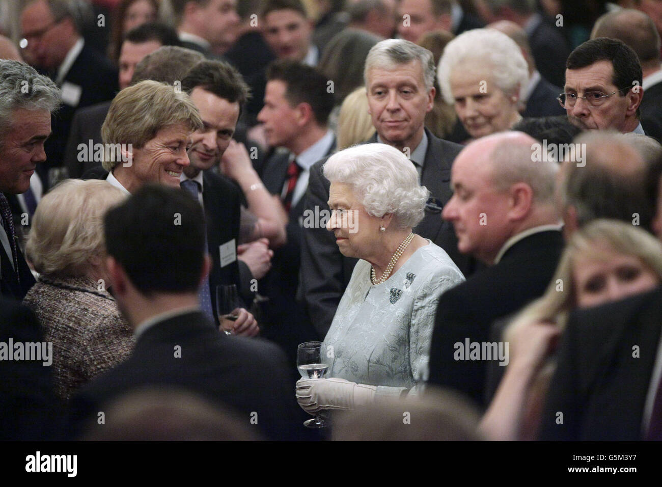 Queen Elizabeth II during a reception for the winners of The Queen's ...
