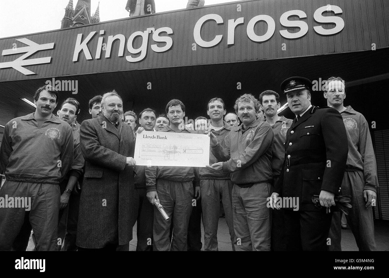 Dobson Kings Cross Disaster Fund Stock Photo - Alamy