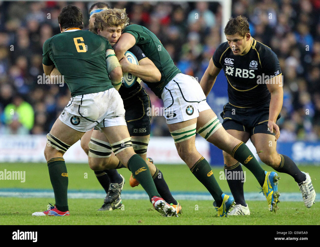 Rugby Union - EMC Test - Scotland v South Africa - Murrayfield ...