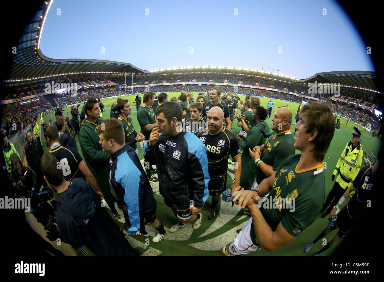Rugby union emc test scotland v south africa murrayfield hi-res stock ...