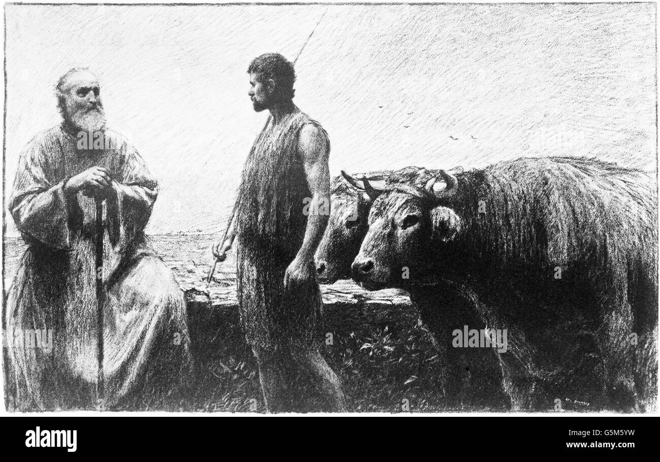 Gleichnis aus dem Neuen Testament der Bibel. Parable of Jesus from the ...