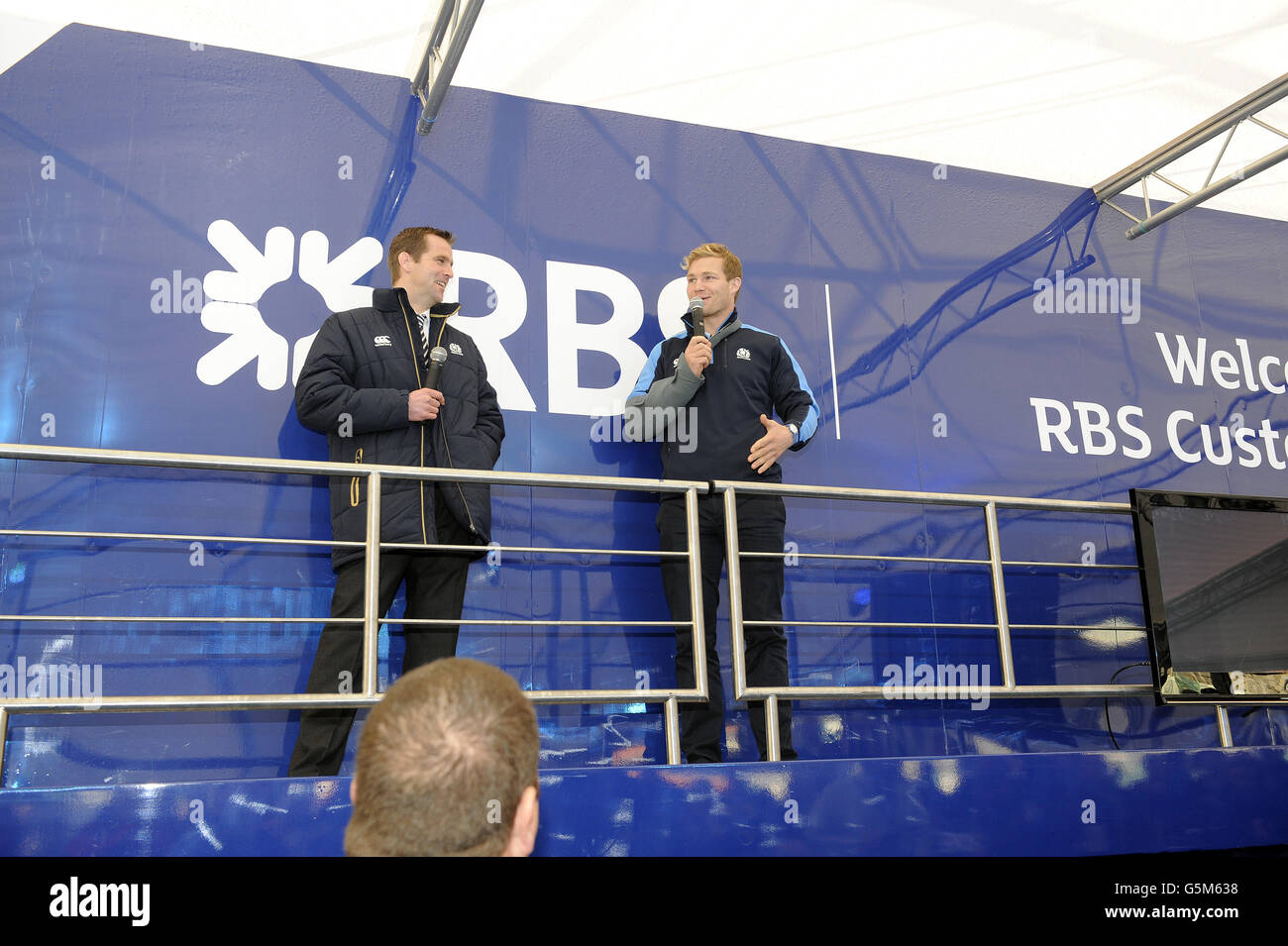 Scotland's Ross Rennie in the RBS Clubhouse at Murrayfield, Edinburgh ...