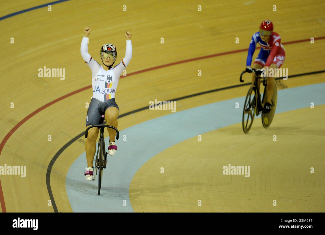 Cycling - UCI Track Cycling World Cup - Day Two - Emirates Arena Stock ...