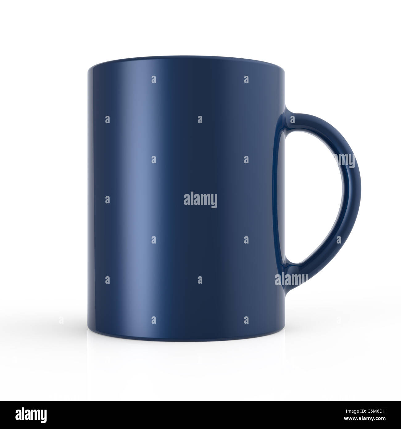 Close up view blue mug Cut Out Stock Images & Pictures - Alamy