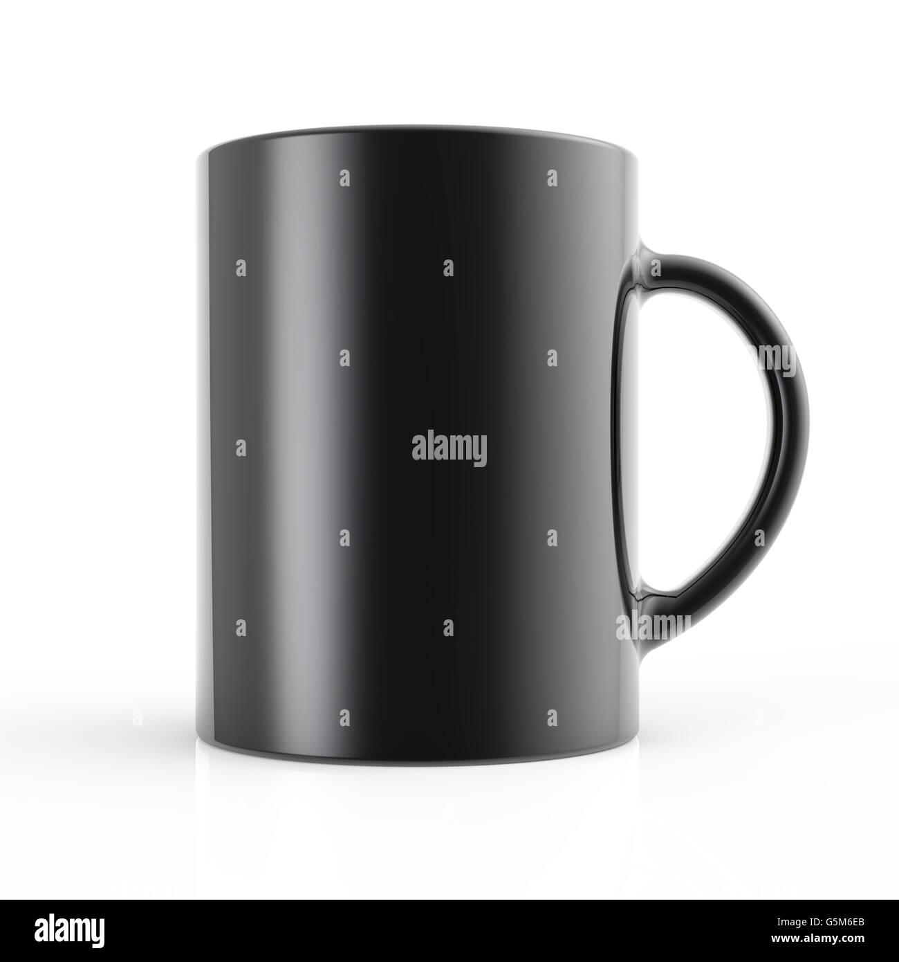 Black ceramic cup traditional Cut Out Stock Images & Pictures - Alamy