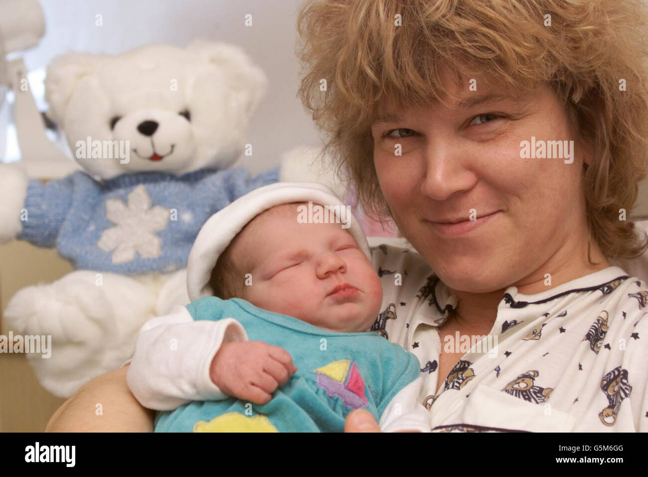 New Year 2001 New Born Stock Photo - Alamy