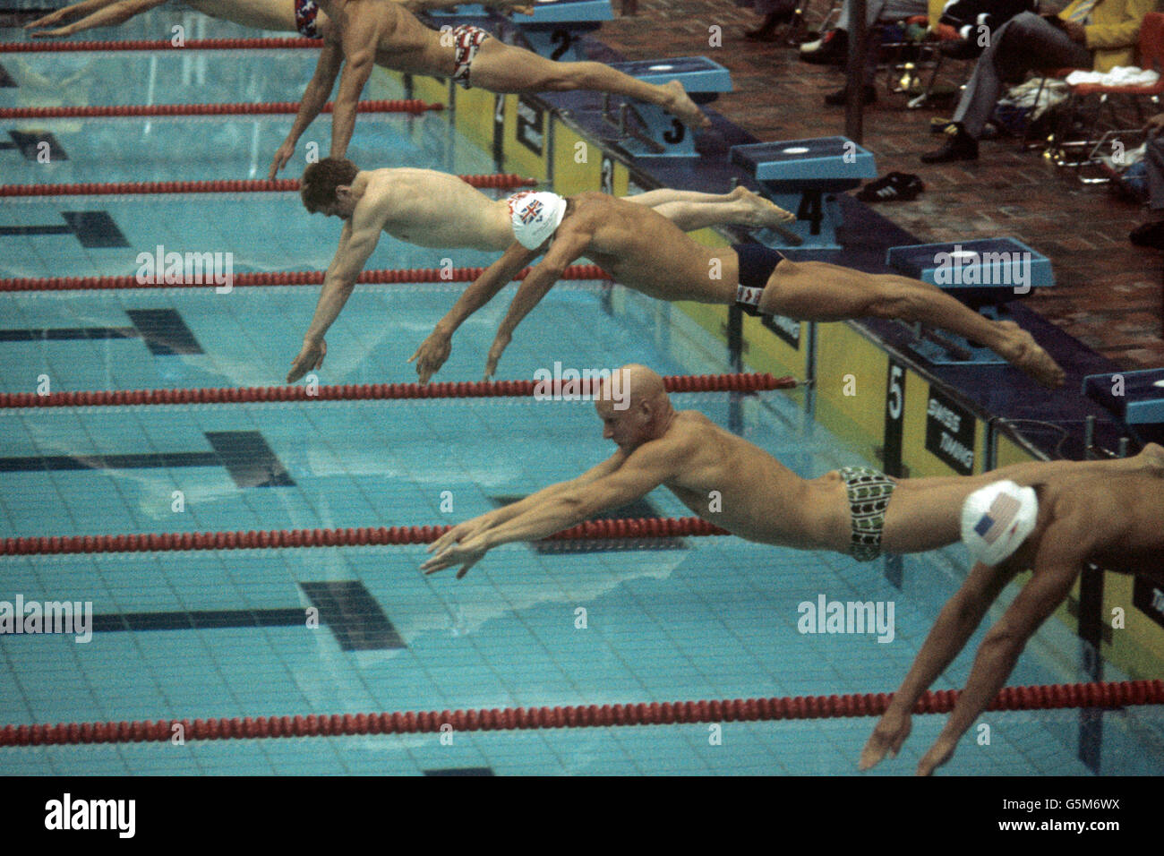 Swimming - 1976 Montreal Olympics - Men's 100m Breaststroke Stock Photo ...