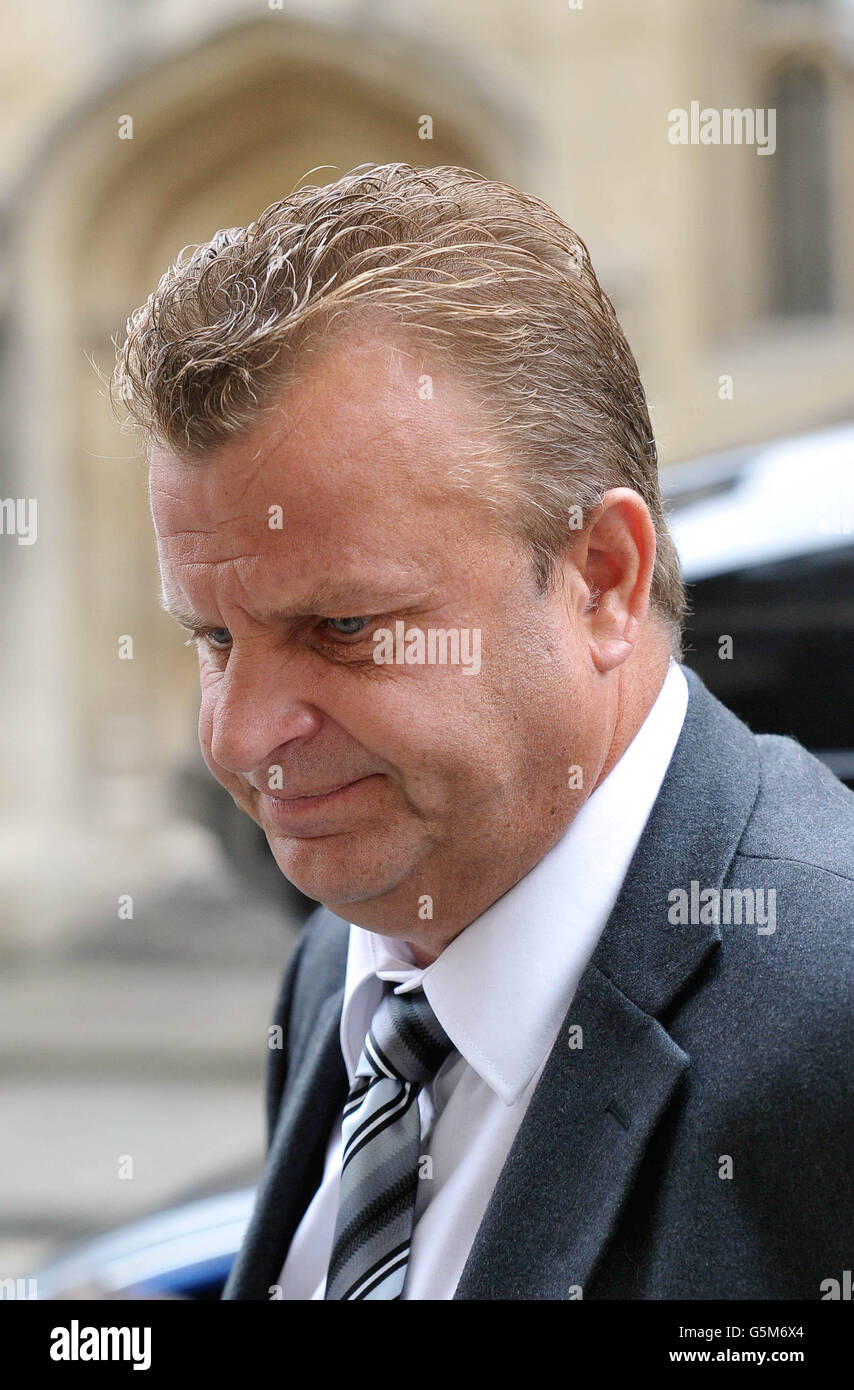 Richard Elmes, 51, arrives at Bristol Crown Court during his trial. He ...