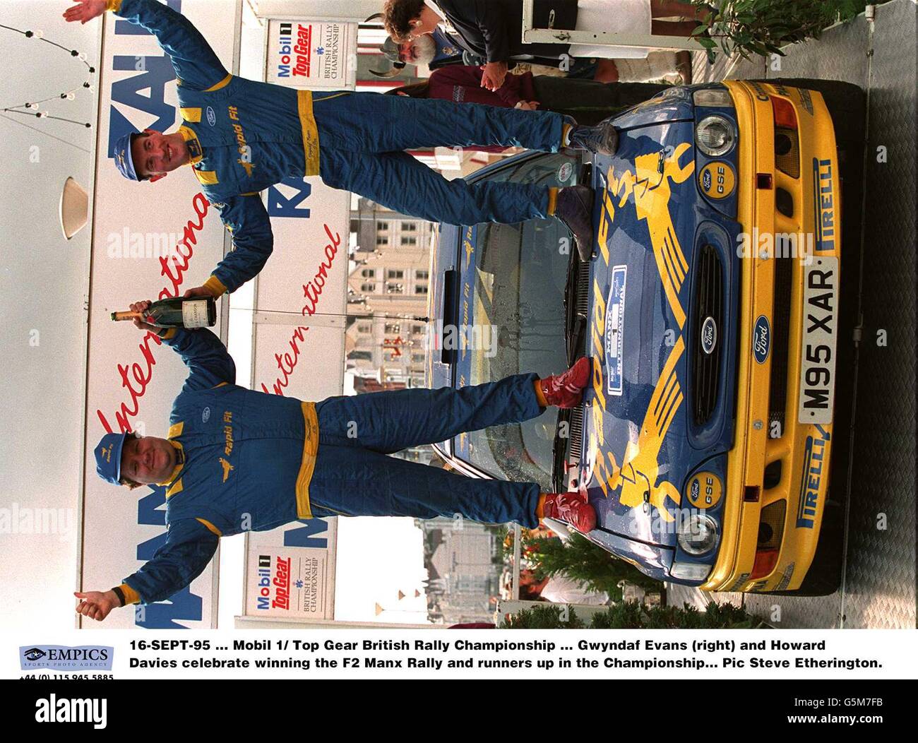 16-SEPT-95, Mobil 1/ Top Gear British Rally Championship, Gwyndaf Evans ...