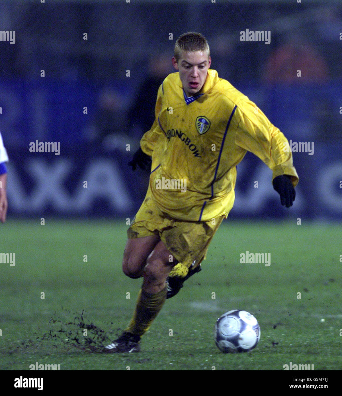 Leeds United's Alan Smith, during the UEFA Cup 3rd round 1st leg match ...