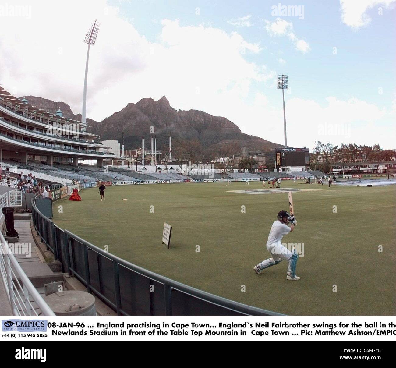 Newlands cricket stadium table hi-res stock photography and images - Alamy