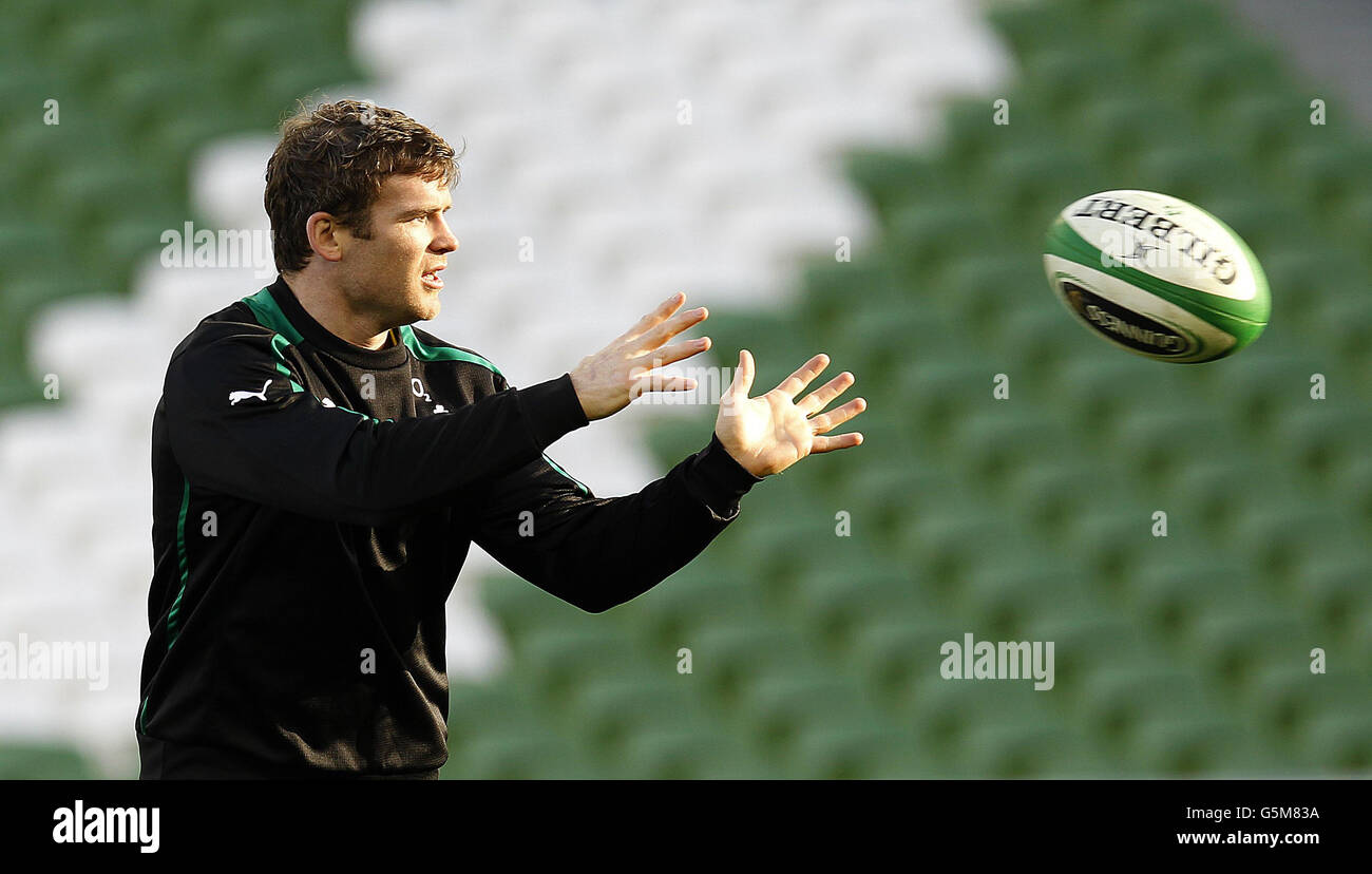 Rugby Union - Guinness Series - Ireland v Argentina - Ireland Captains ...
