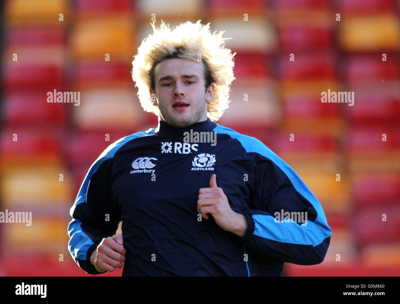 Rugby Union - Scotland Captains Run - Pittodrie Stadium Stock Photo - Alamy