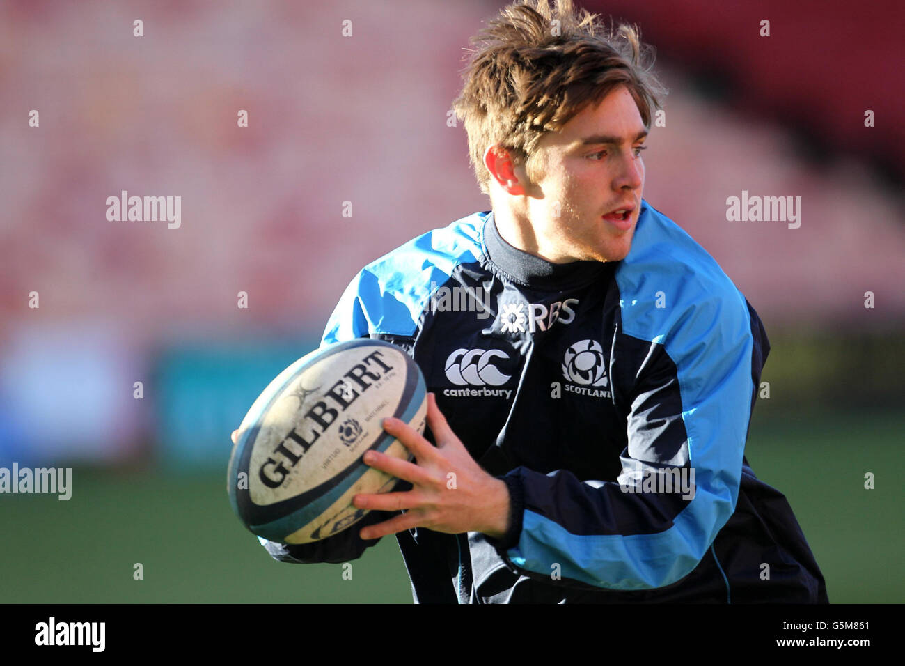 Rugby Union - Scotland Captains Run - Pittodrie Stadium Stock Photo - Alamy