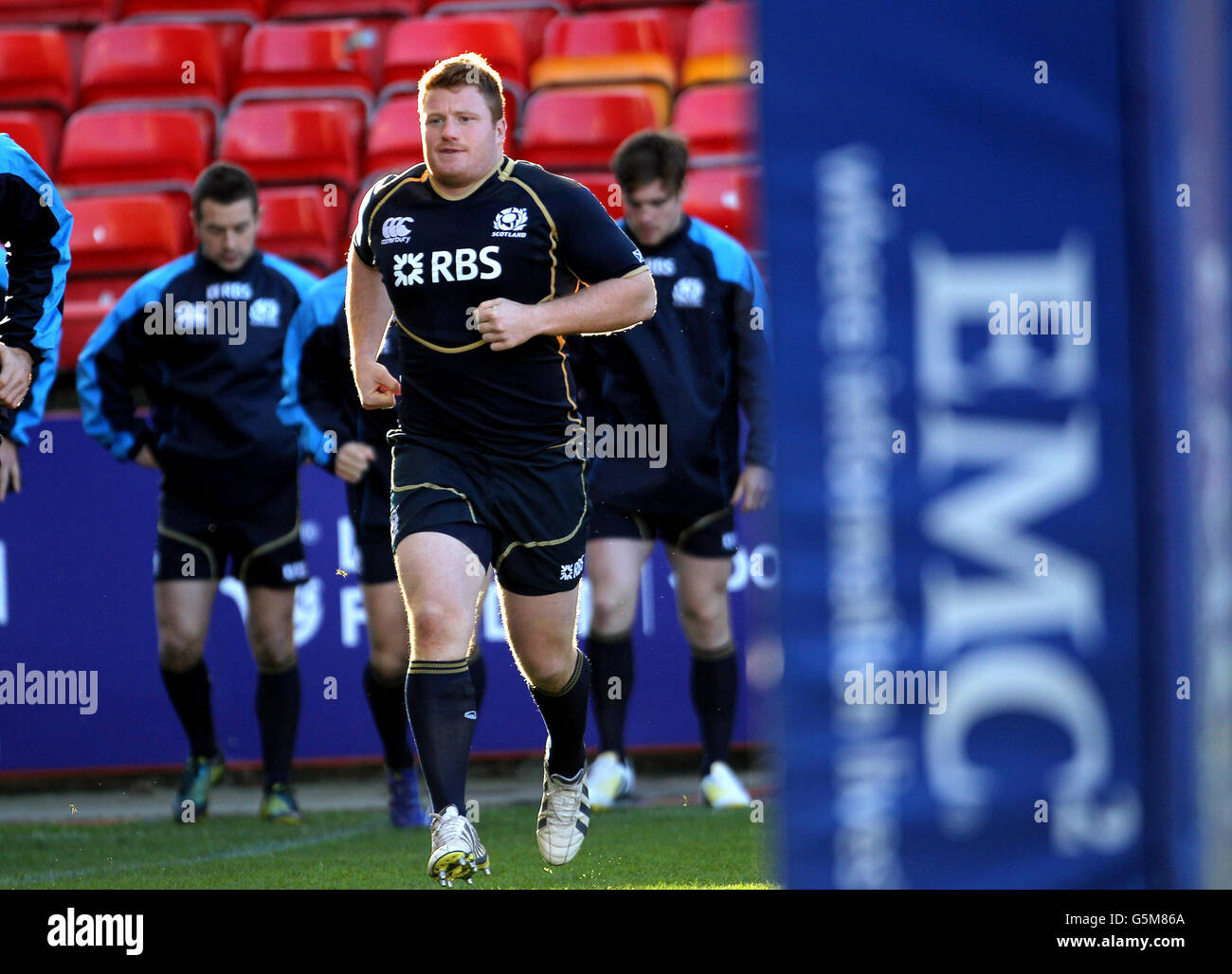 Scotlands kyle traynor during training at pittodrie stadium hi-res ...