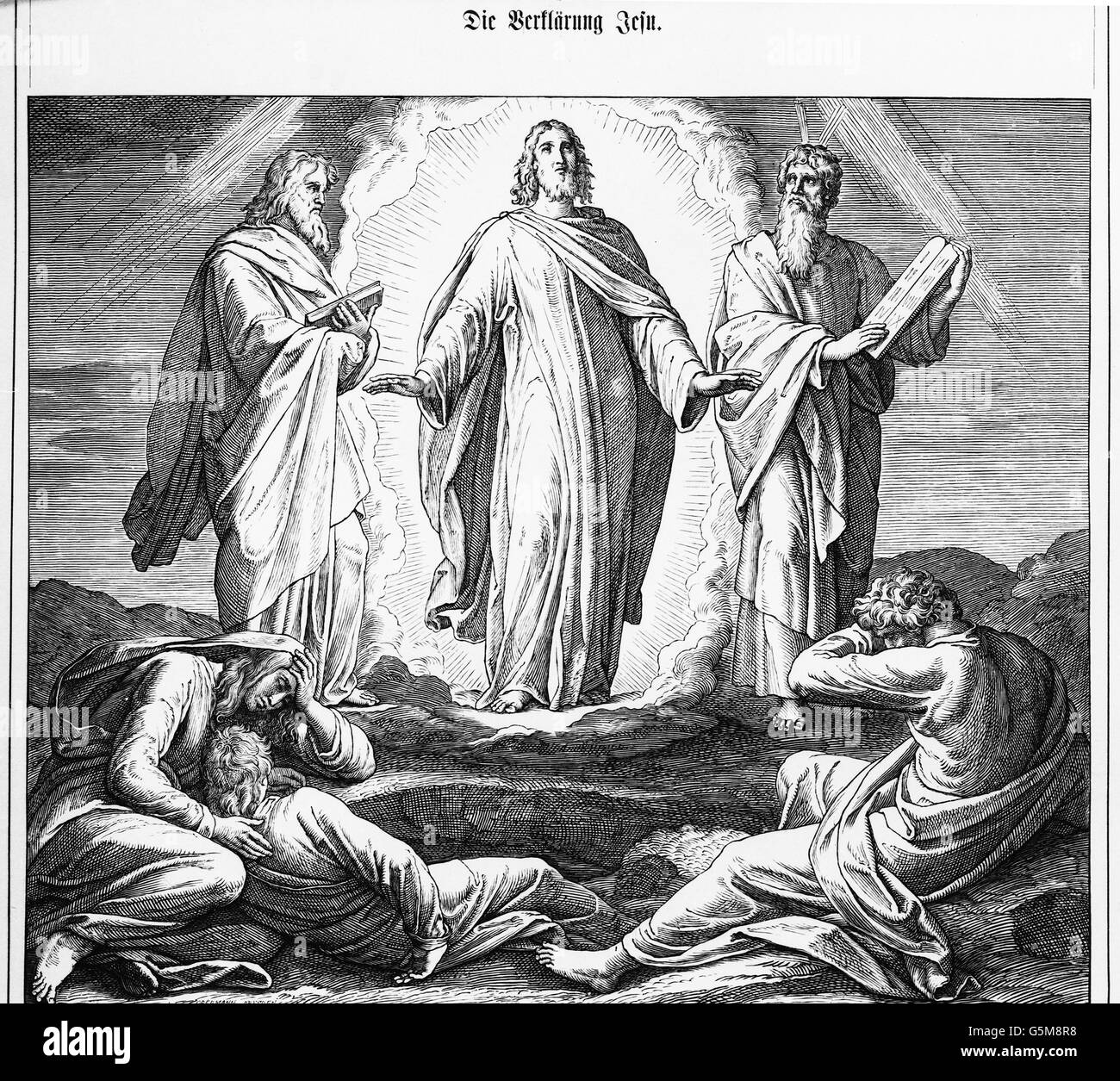 Szene aus dem Neuen Testament. Scene from the New Testament of the Holy ...