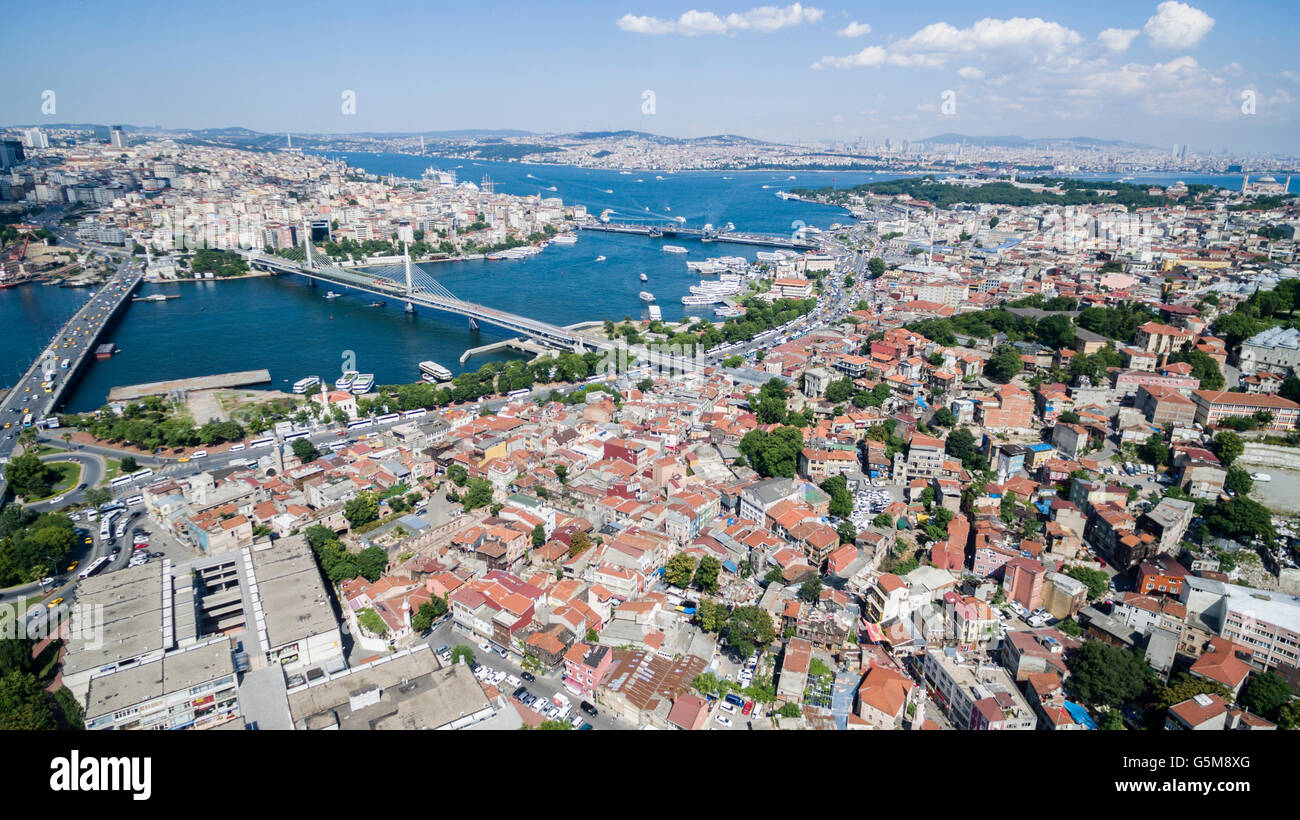 Aerial view of Istanbul Stock Photo - Alamy
