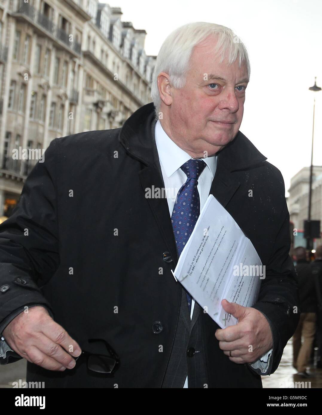 BBC Trust chairman Lord Patten, arrives at Geological society in ...