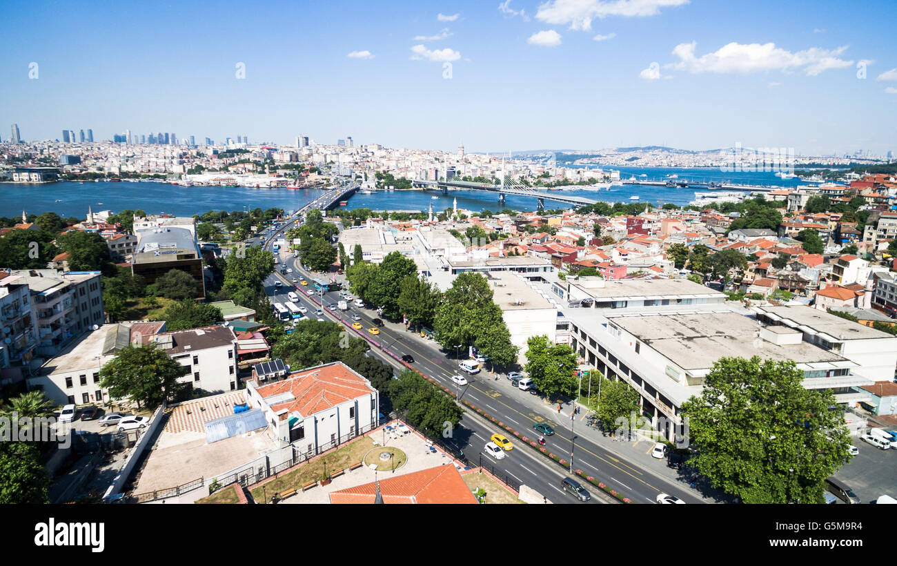 Aerial view of Istanbul Stock Photo - Alamy