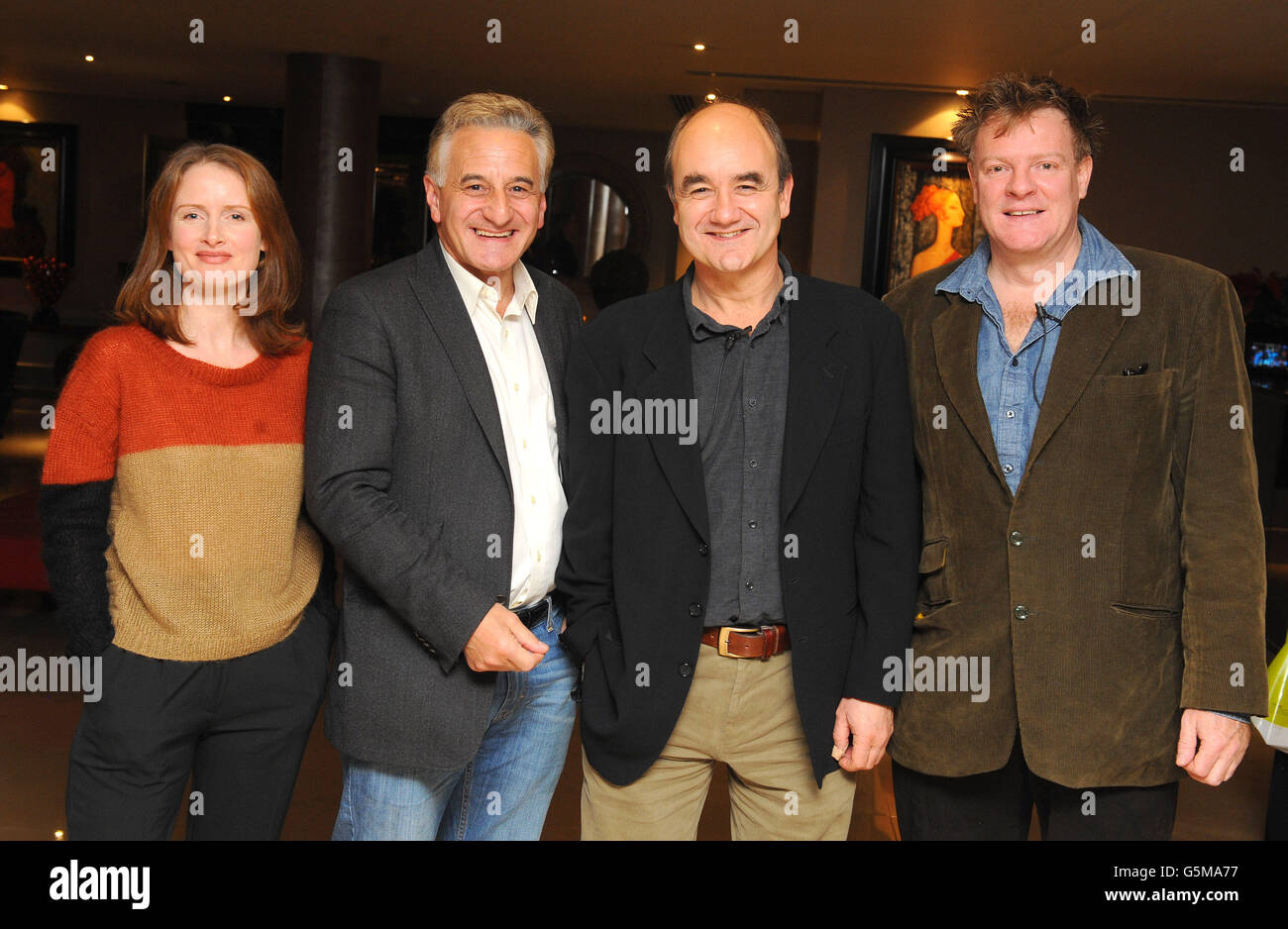 Zoe Telford, Henry Goodman, David Haig and Chris Larkin are seen at the ...