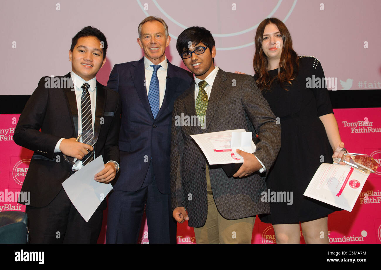 Prime minister tony blair from left to right hi-res stock photography ...