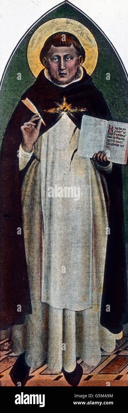 Thomas von Aquin. Thomas of Aquino Stock Photo - Alamy