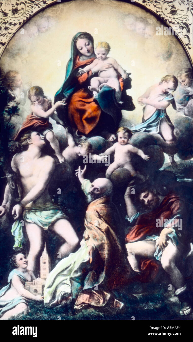 Heilige Jungfrau Mutter Maria. Holy Virgin Mary Stock Photo - Alamy