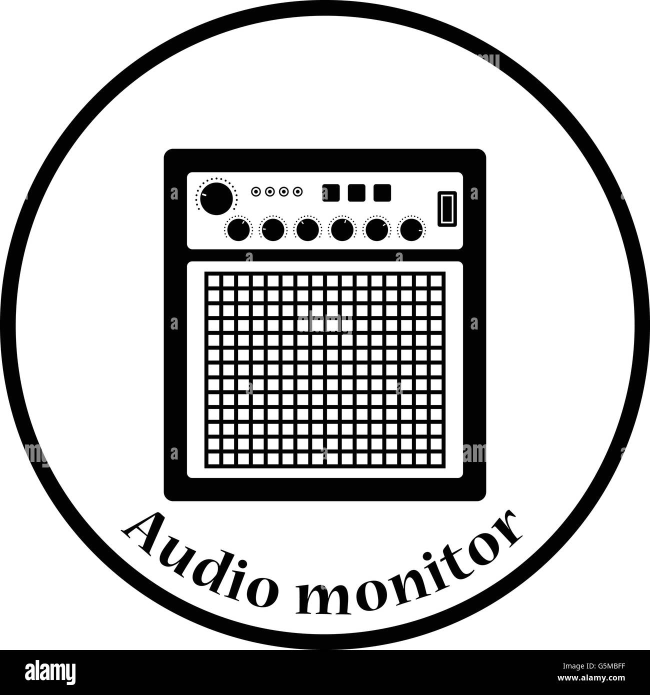 Boom box vector Black and White Stock Photos & Images - Alamy