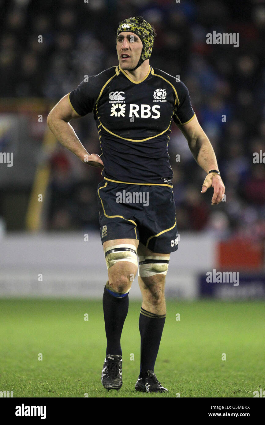 Rugby Union - EMC Test - Scotland v Tonga - Pittodrie Stadium Stock ...
