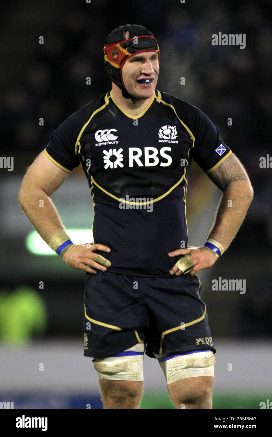 Rugby Union - EMC Test - Scotland v Tonga - Pittodrie Stadium Stock ...