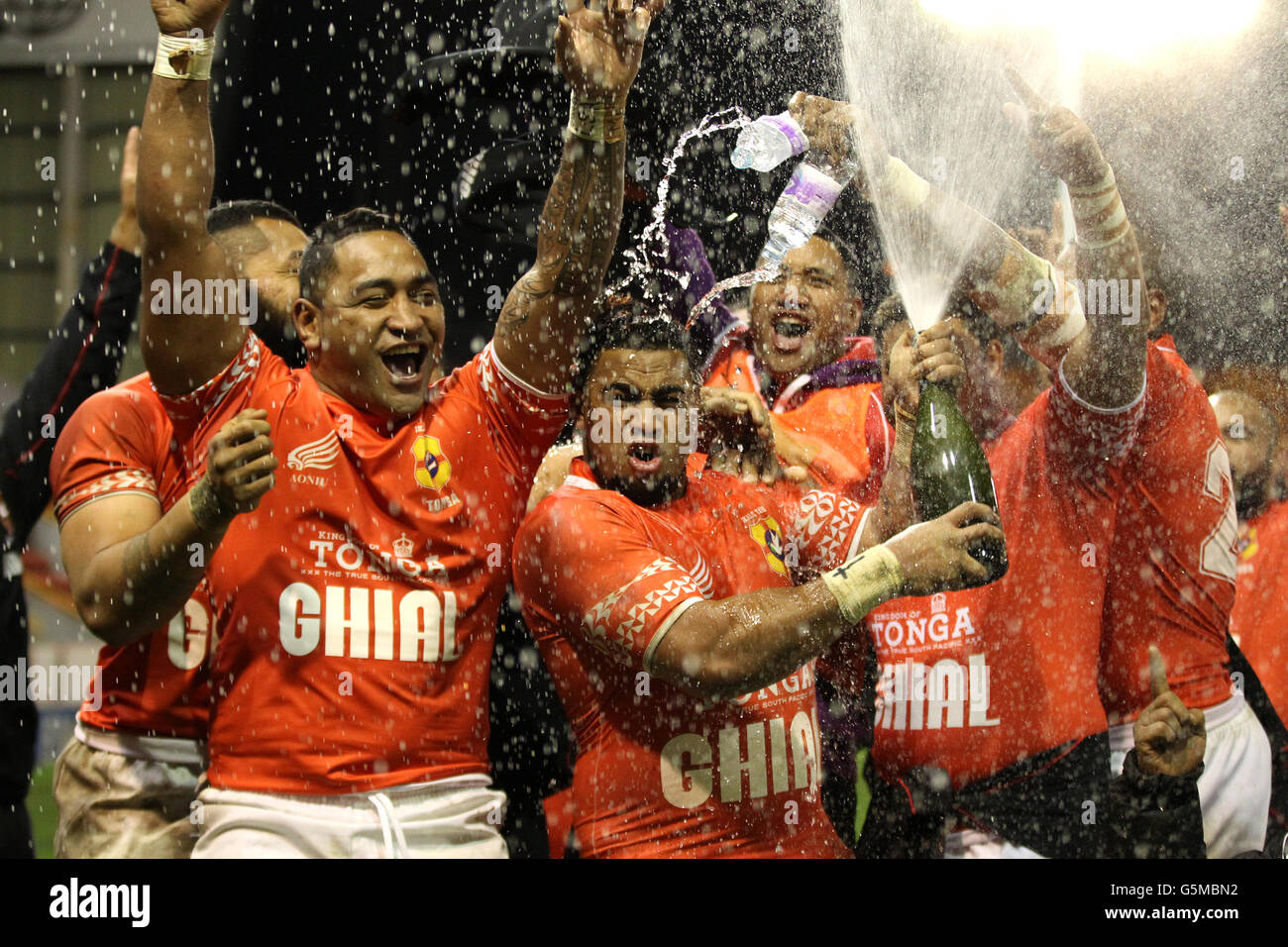 Rugby Union - EMC Test - Scotland v Tonga - Pittodrie Stadium. Tonga ...