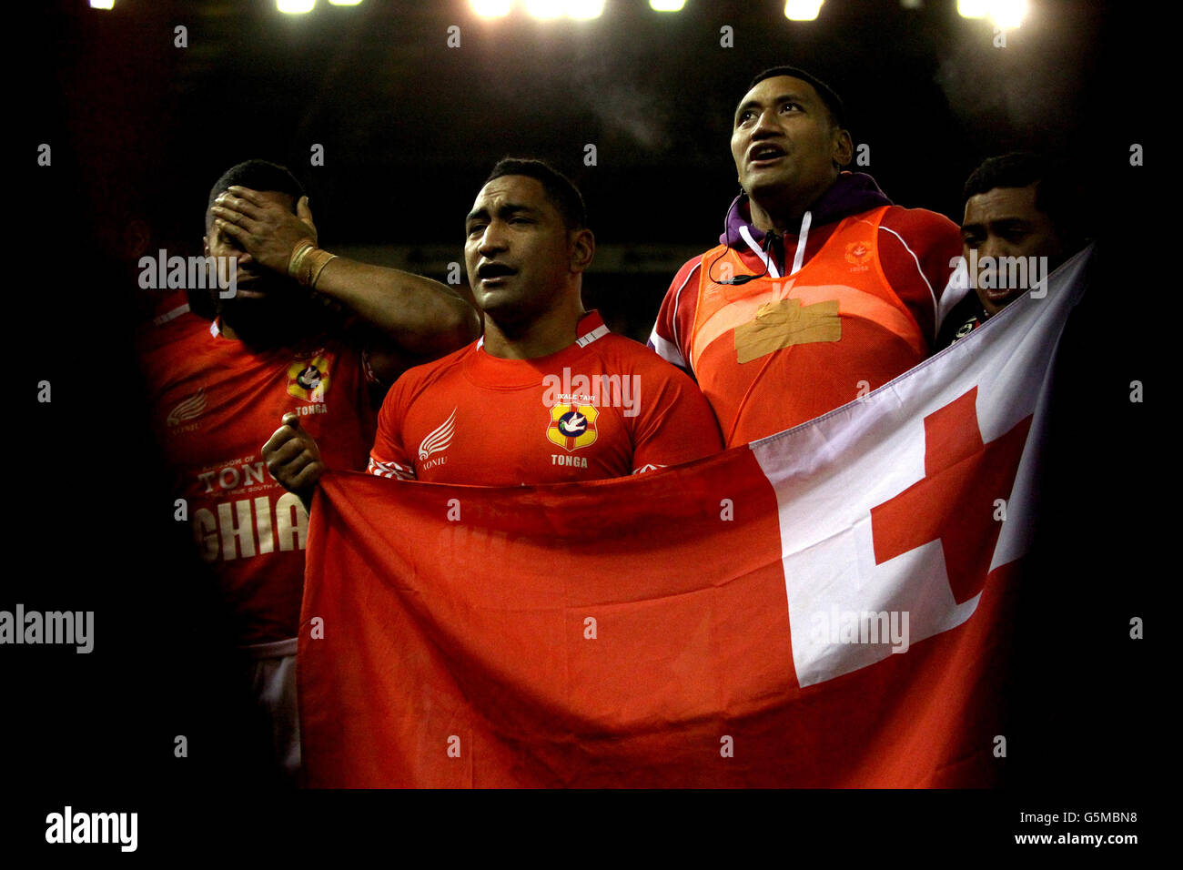 Rugby Union - EMC Test - Scotland v Tonga - Pittodrie Stadium Stock ...