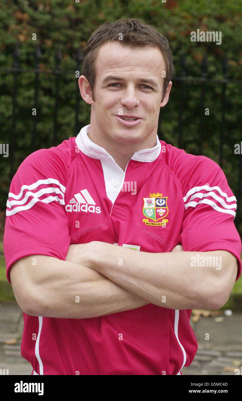 Rugby union arms folded 1 2 half length austin healey hi-res stock ...