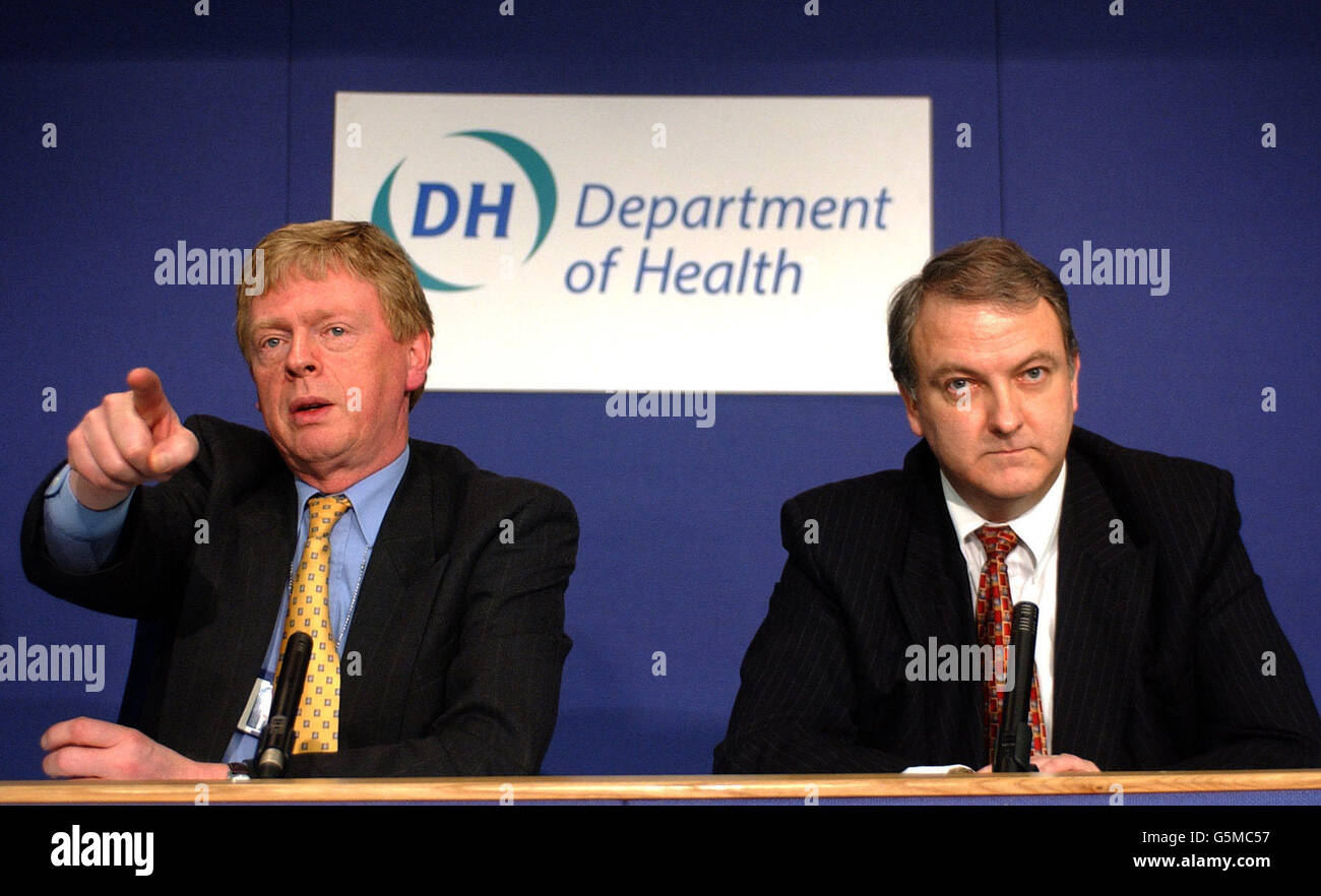 Professor Roger Boyle National Director for Heart Disease (left) and ...