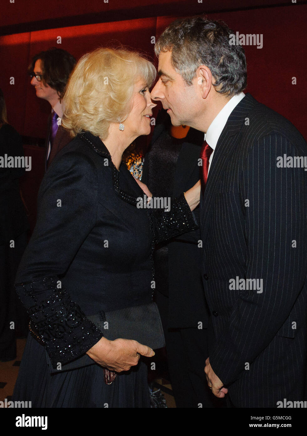 The Duchess of Cornwall meets Rowan Atkinson at the Prince's Trust ...