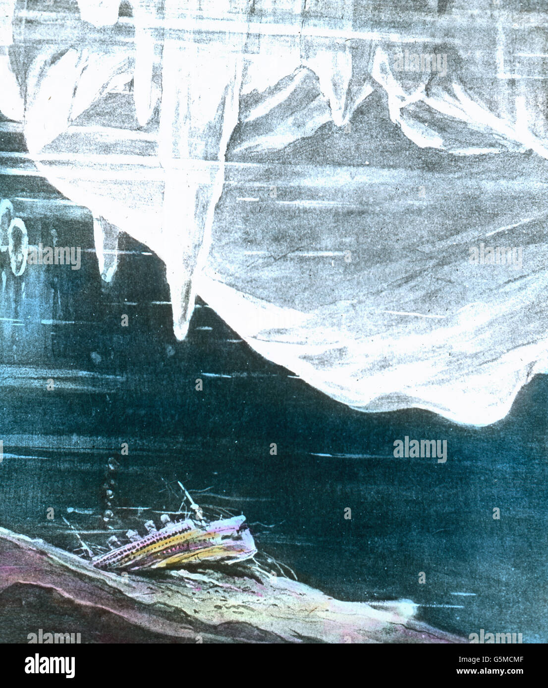 Schiffswrack auf dem Grund des Ozeans. Ship wreck on the ground of an ...