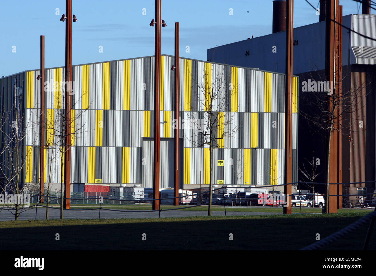 A view of Titanic Studios in Belfast, where Game of Thrones is made ...