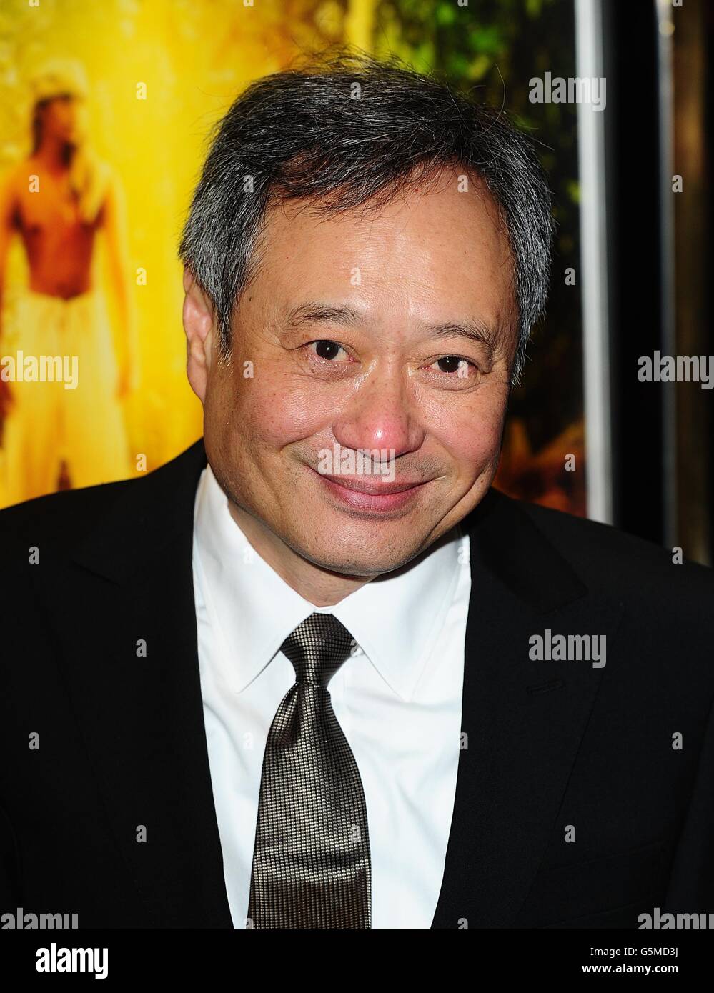 Ang Lee arriving for the premiere of Life of Pi at the Empire Leicester ...