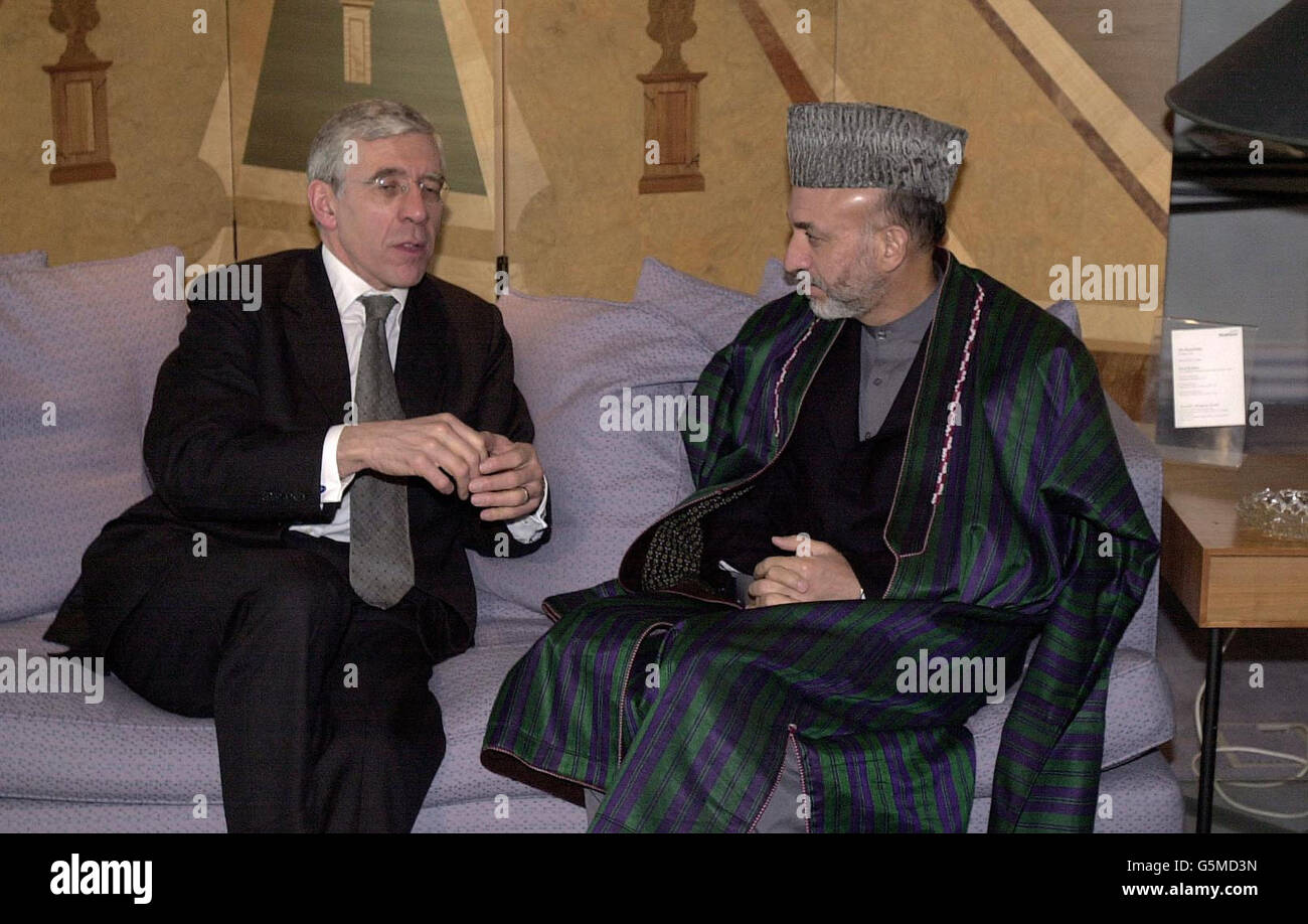 Hamid Karzai Visit Stock Photo - Alamy
