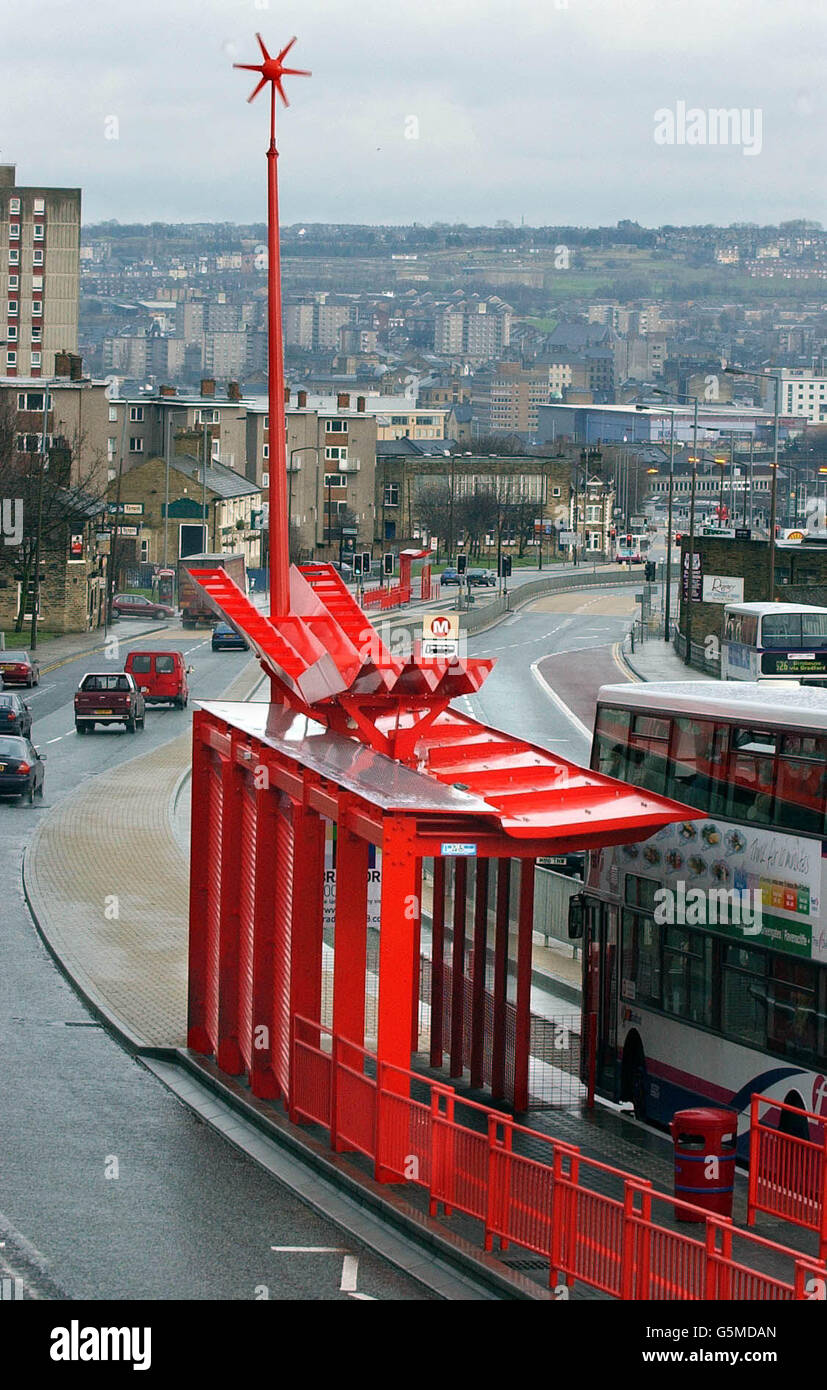 Space Age Bus Shelters Stock Photo - Alamy