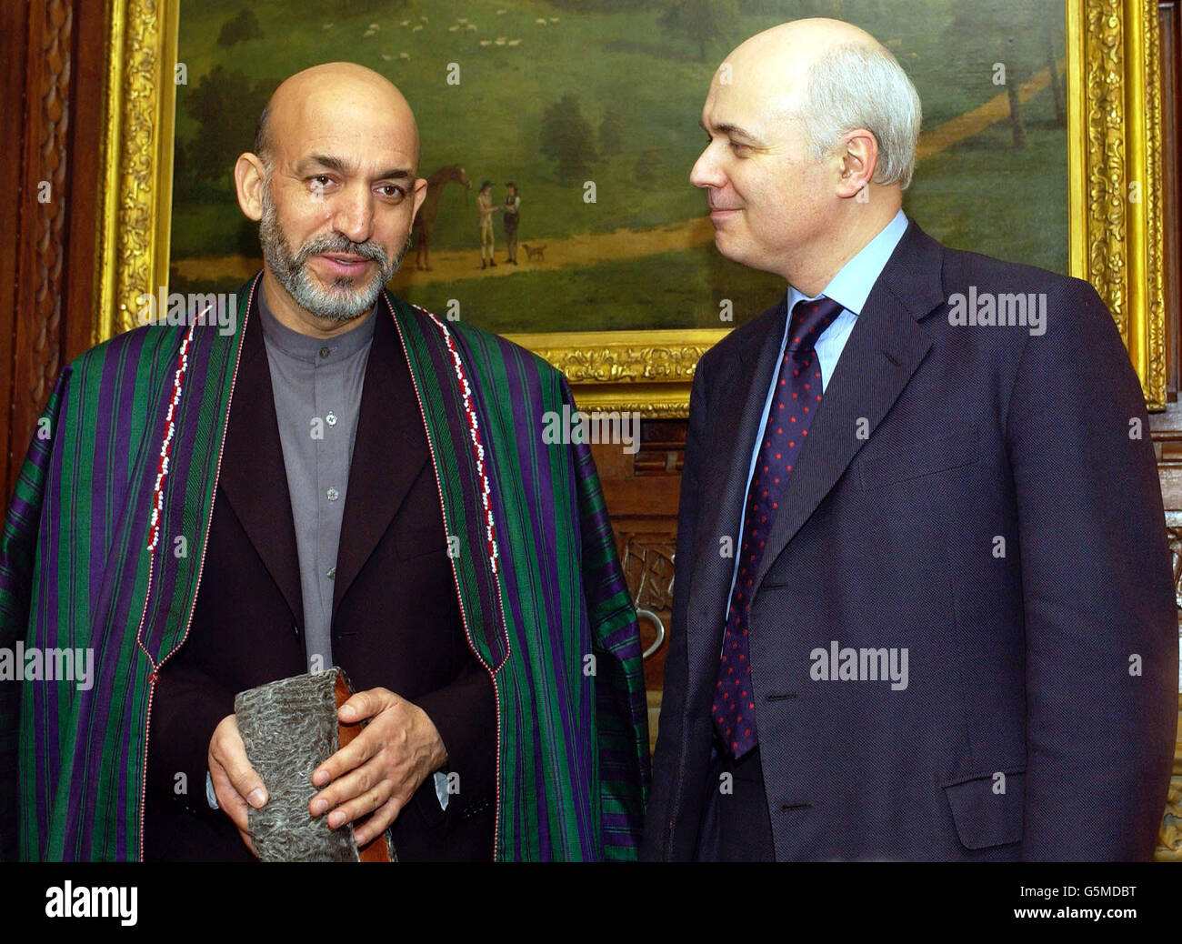 Conservative leader iain duncan smith in the house of commons hi-res ...