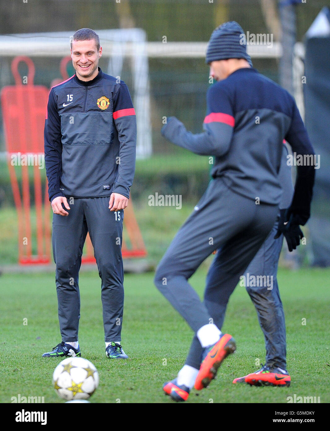 Nemanja vidic champions league hi-res stock photography and images - Alamy