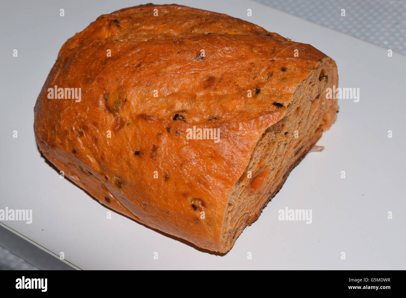 Thick Half Loaf of Bread Stock Photo - Alamy